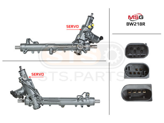 BW218R Przekładnia kierownicza ze wspomaganiem hydraulicznym ...